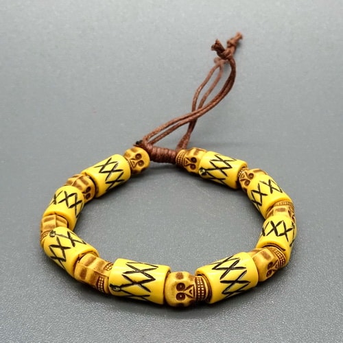 Gelang Tengkorak Kuning - Pusaka Dunia
