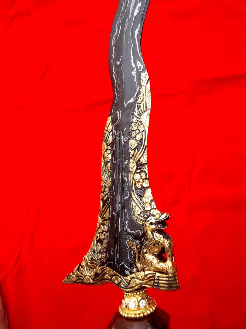 Keris Singo Barong Emas Keris Singa Garang - Pusaka Dunia