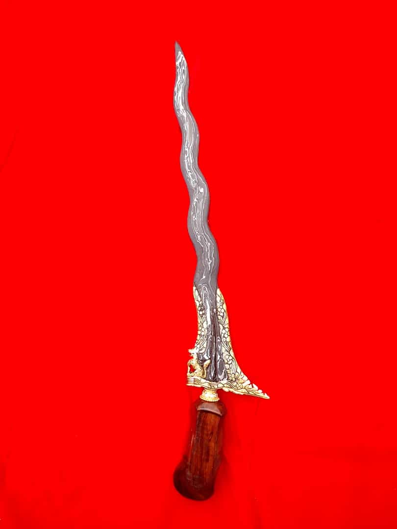 Keris Singo Barong Emas Keris Singa Garang - Pusaka Dunia