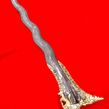 Keris Singo Barong Emas Keris Singa Garang - Pusaka Dunia