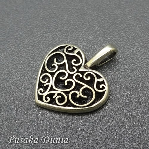 Bandul Gelang Motif Love - Pusaka Dunia