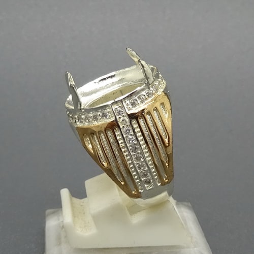 Cincin Perak Pria Combinasi Yang Elegan - Pusaka Dunia