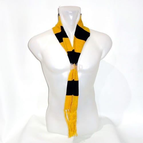 Syal Scarf Warna Kuning Hitam - Pusaka Dunia