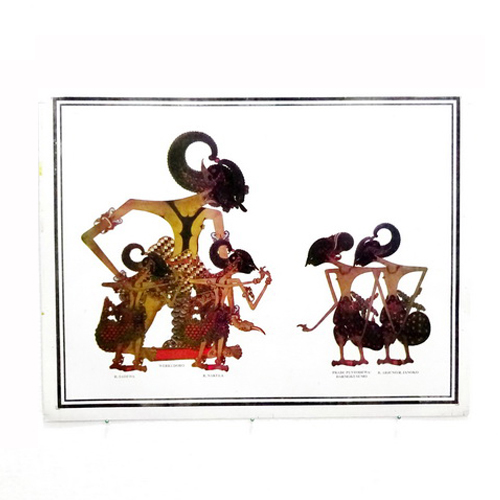 Poster Wayang Pandhawa Lima - Pusaka Dunia