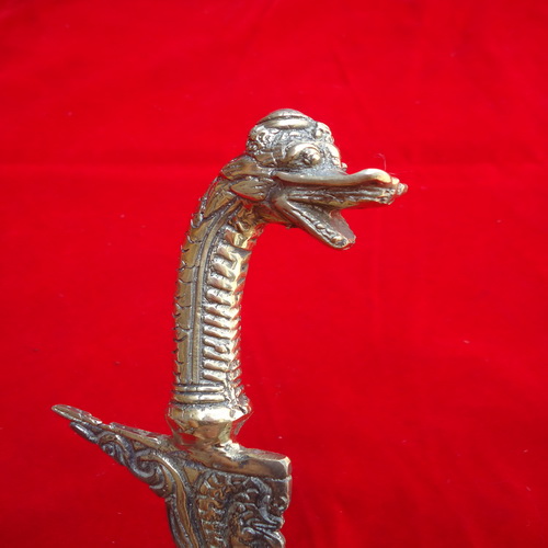 Keris Raja Naga Besi Kursani Kuning Emas - Pusaka Dunia