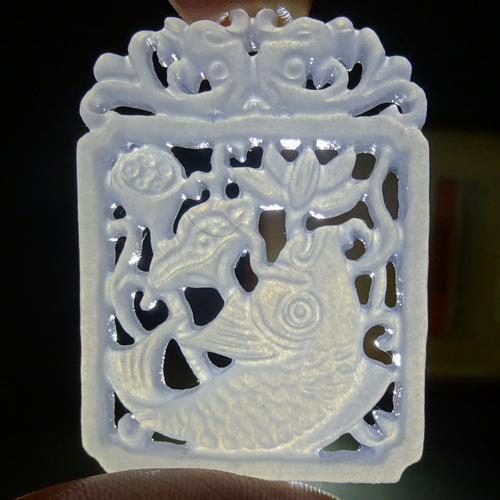 Batu Giok Putih Raja Pancing - Pusaka Dunia