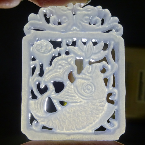 Batu Giok Putih Raja Pancing - Pusaka Dunia