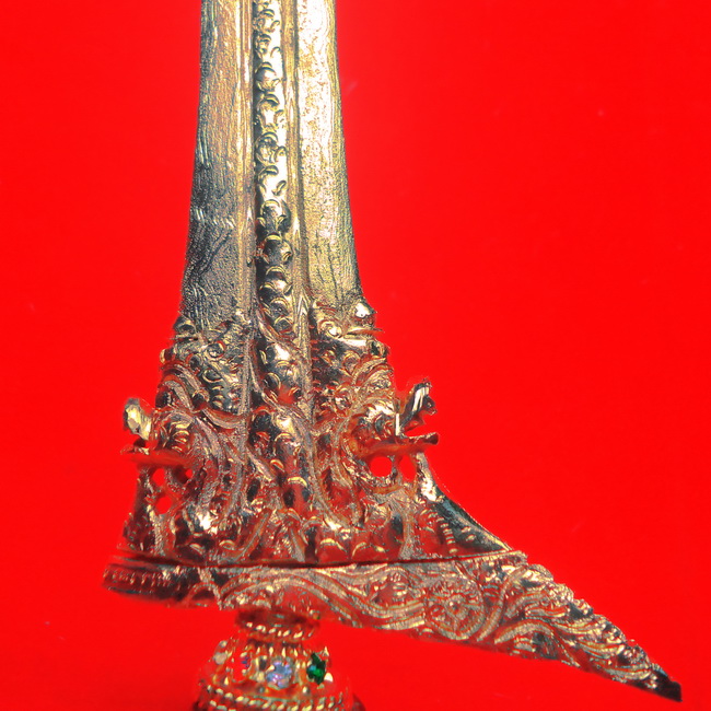 Keris Pusaka Naga Temanten Kuning Emas Full - Pusaka Dunia