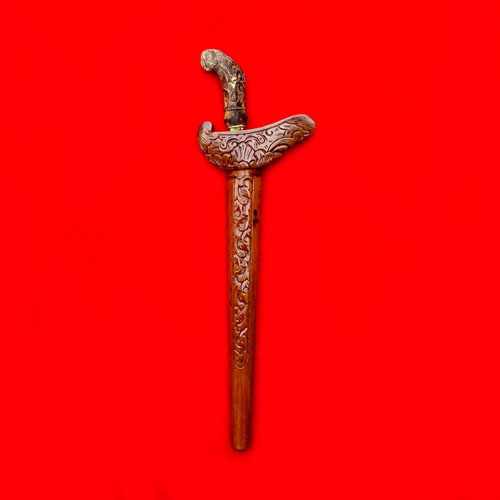 Keris Lurus Pamor Dwi Warno Asli Kuno - Pusaka Dunia