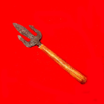 Tombak Trisula Kuno Asli Bertuah - Pusaka Dunia