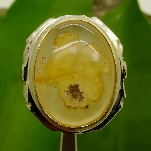 Cincin Mustika Jin Muslim Putih - Pusaka Dunia