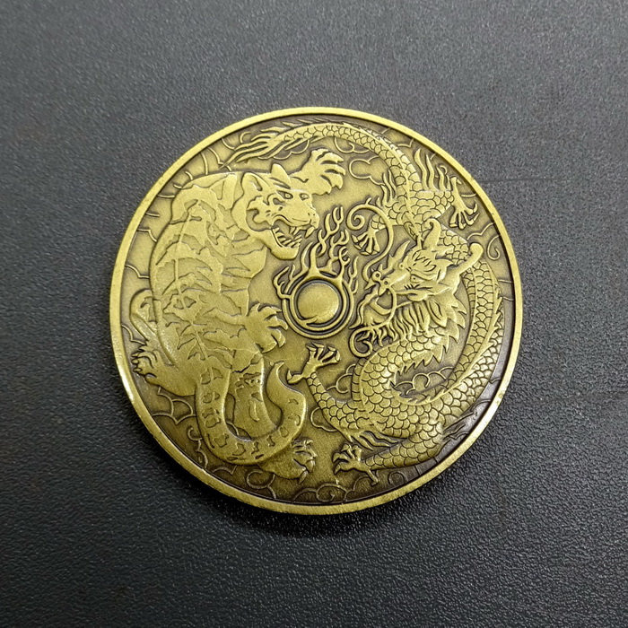 Azimat Koin Macan Naga Pagar Gaib - Pusaka Dunia