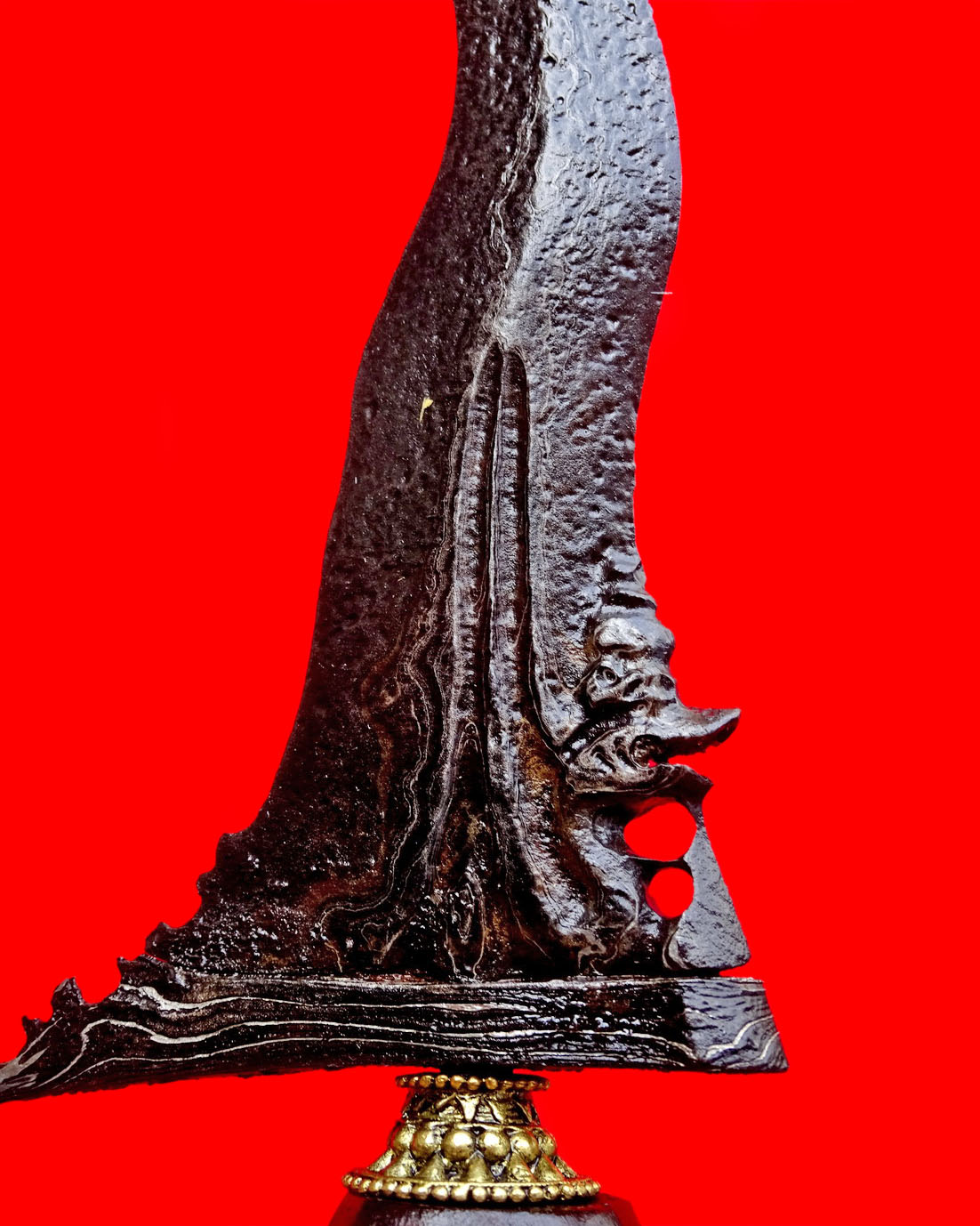 Keris Pusaka Sesepuh Naga Siluman Pamor Wiji Timun - Pusaka Dunia