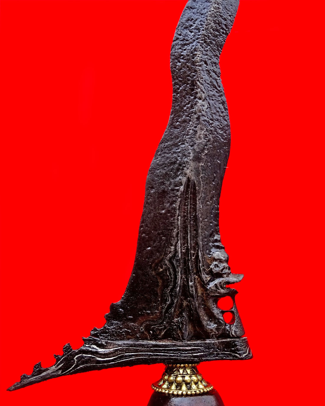 Keris Pusaka Sesepuh Naga Siluman Pamor Wiji Timun - Pusaka Dunia